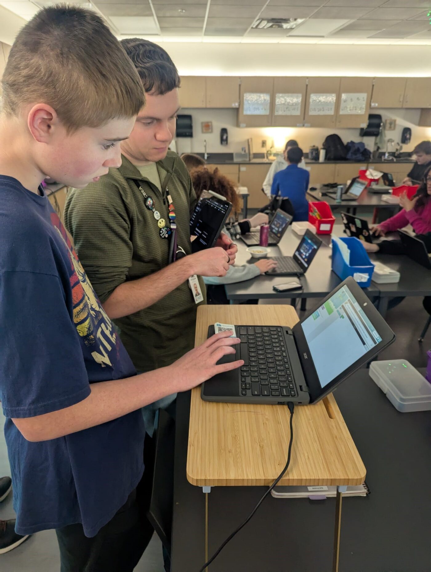 Hour of Code at Wilson Middle School on Dec. 17 - AIM Institute